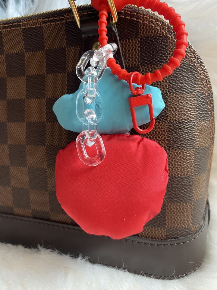 Strawberry Plush Bag Charm Keychain Car Key Fob Plush Gift Cute New ...