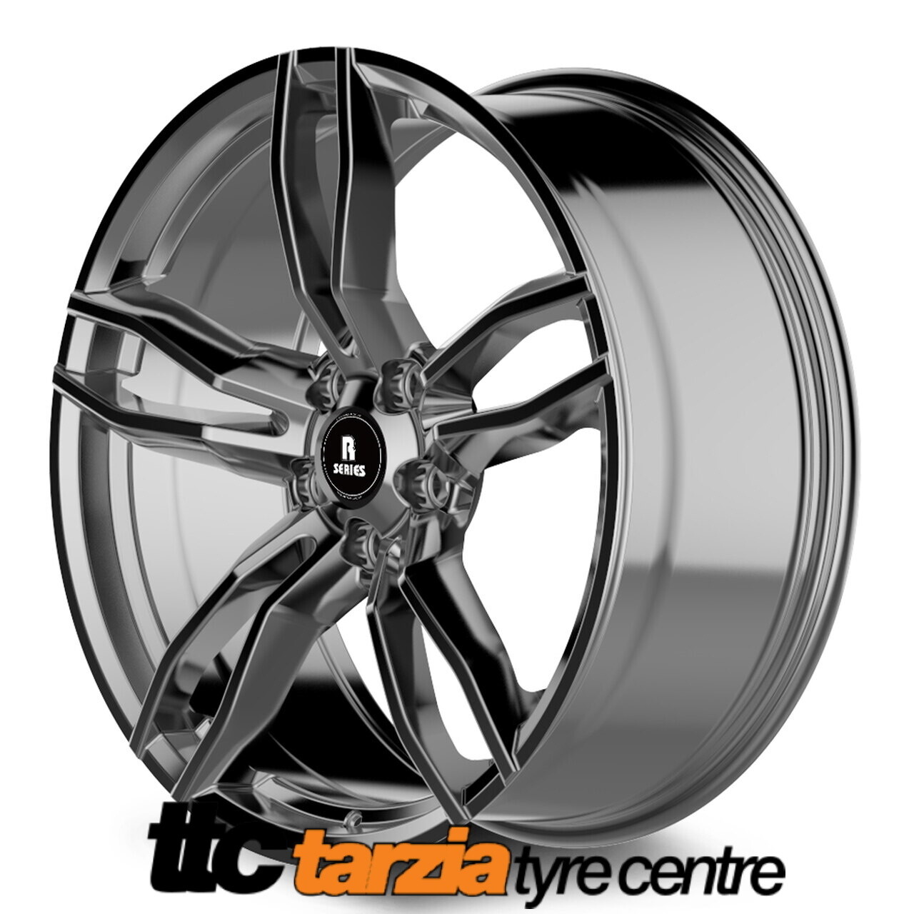 VF HSV Rapier Holden GTS R8 Style Wheels 20x8.5" X4 Shadow Chrome Suits ...