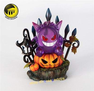 Moon Shadow Gengar Halloween 1/6 Resin Model Painted Anime Transparent ...