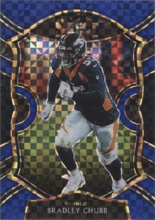 2020 Panini Select - Concourse Bradley Chubb #34 Blue Prizm /175 for ...