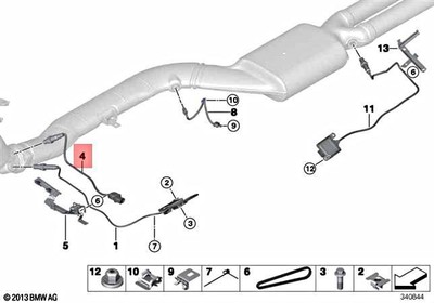 Genuine BMW F10N F11N F30N Lambda Probe Oxygen Sensor 1020 OEM ...