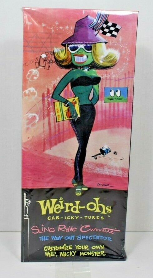 HAWK Weird-ohs Sling Rave Curvette Plastic Model Kit 16017 for sale ...