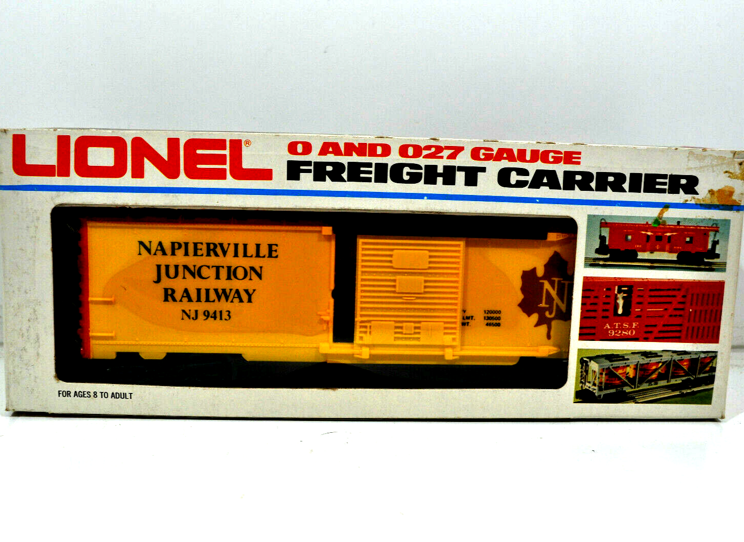 Vintage Lionel NAPIERVILLE JUNCTION Freight Carrier O & O27 Gauge 6 ...