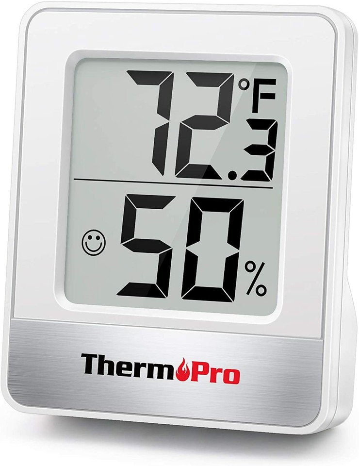 ThermoPro TP49 LCD Display indoor Temperature Digital Hygrometer ...