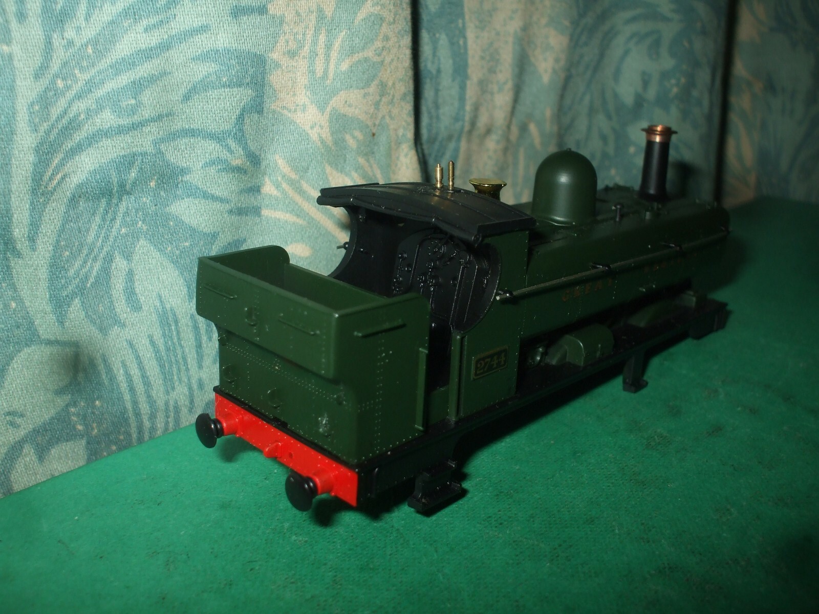 HORNBY GWR 27XX OPEN CAB PANNIER TANK GREEN LOCO BODY ONLY - No.1 | eBay UK