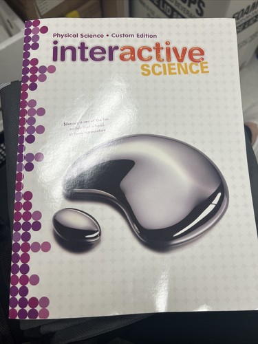 BRAND NEW SAVVAS INTERACTIVE Textbook / Workbook SCIENCE GRADE 8 ...