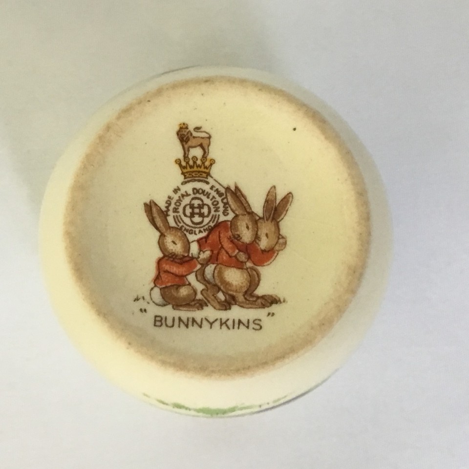 Vintage Royal Doulton Bunnykins Footless Egg Cup with images by Barbara ...
