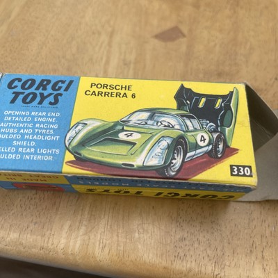 Corgi Toys original 330 Porsche Carrera Box Only | eBay UK