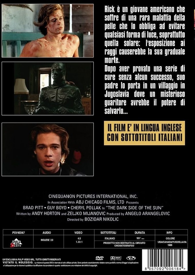 The Dark Side Of The Sun (DVD) Guy Boyd Brad Pitt (UK IMPORT) 8057092006184| eBay