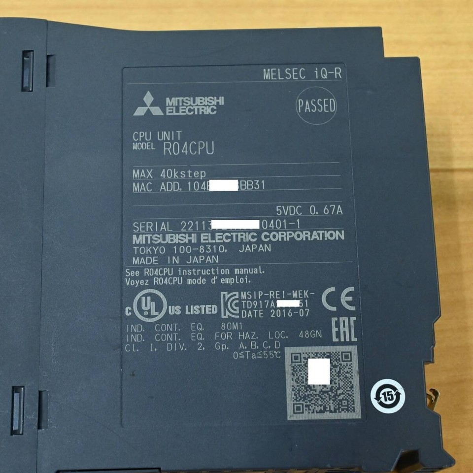 Used Mitsubishi Electric R04CPU 2019 model PLC CPU machine Japan | eBay