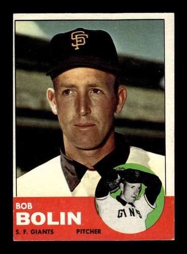 1963 Topps Baseball #106 Bob Bolin San Francisco Giants | eBay