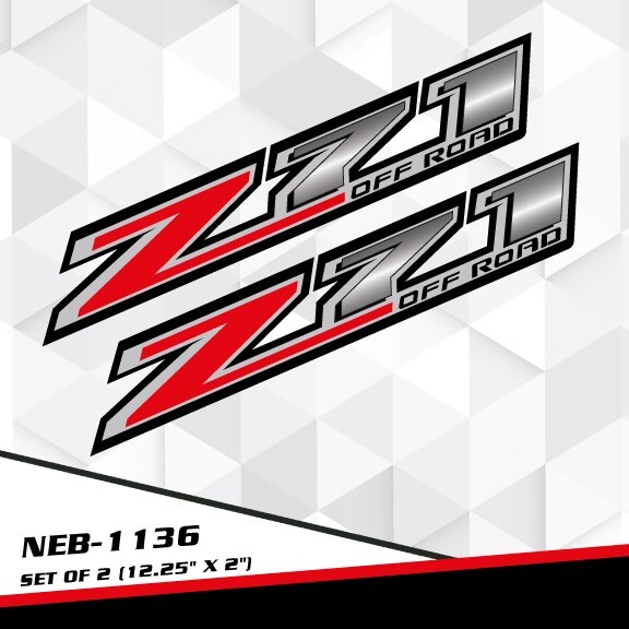 Custom Z71 Off Road Decals stickers for Chevy Silverado GMC Sierra 4x4 ...