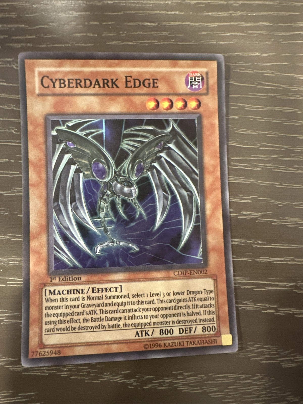 Yu-Gi-Oh! TCG Cyberdark Edge CDIP-EN002 Super Rare 1st Edition Near ...