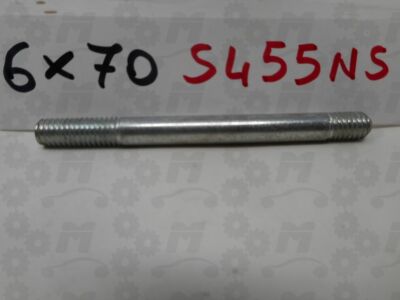 Steel Threaded or Prisoner Screw Size 6x70x1mm | eBay Australia