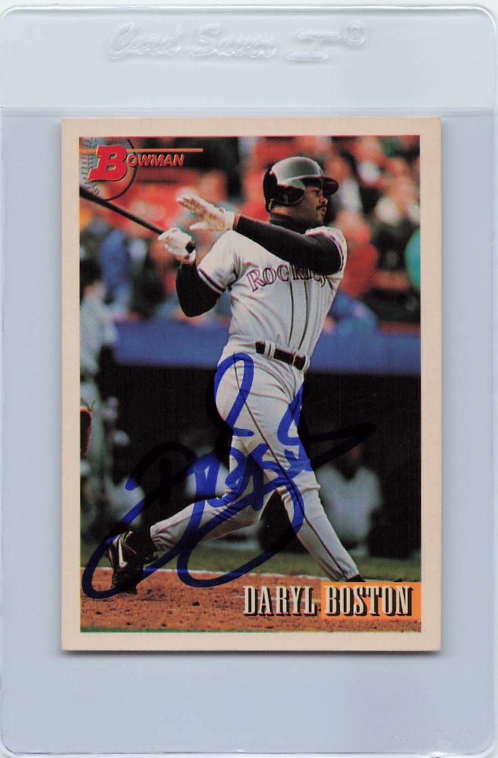 1993 Bowman #528 Daryl Boston Rockies Signed Auto *G519 | eBay