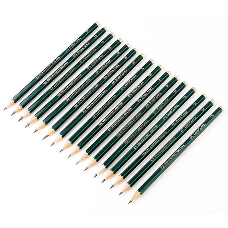 16Pcs Faber Castell Art Graphite Pencils Writing Sketch Charcoal Artist ...