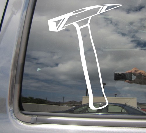 Brick Hammer Masonry Bricklayer Stone Mason Car Window Vinyl Decal ...