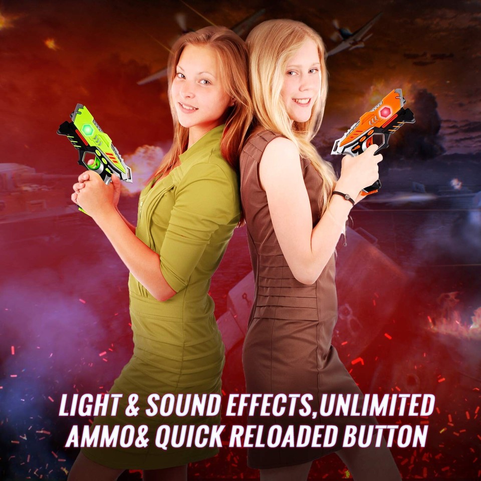 HISTOYE Lazer Laser Tag for Kids Adults Laser Tag Sets with Gun and ...