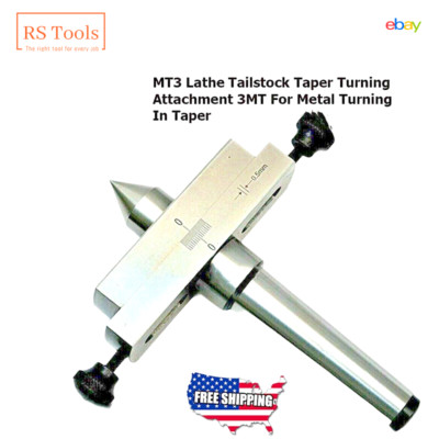3MT Lathe Tailstock Taper Turning Attachment MT3 For Metal Turning In ...