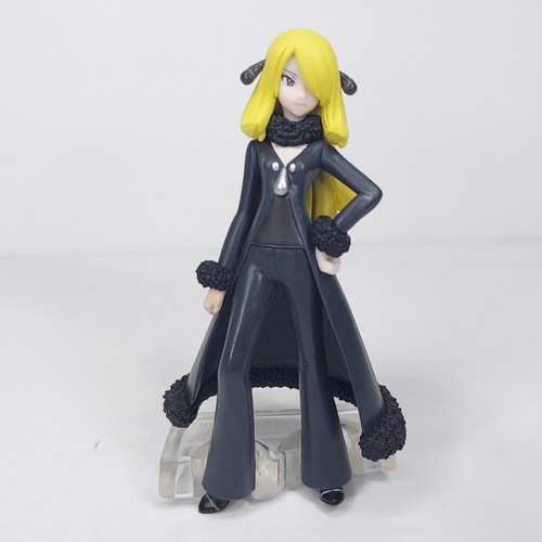 New Pokemon Scale World 3.5" 1:20 Scale Cynthia Shirona Trainer Figure ...