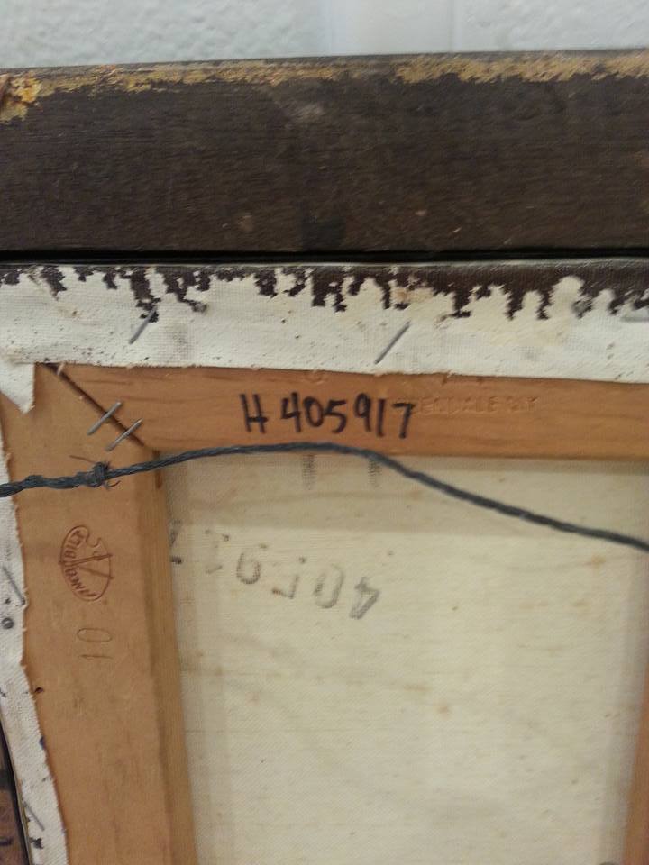 ORIGINAL OIL PAINTING BY L. RUGGERI BEAUTIFUL SOLID ORIGINAL WOOD FRAME ...