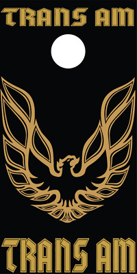 Corn Hole Board Wrap - Trans Am Set Cornhole | eBay