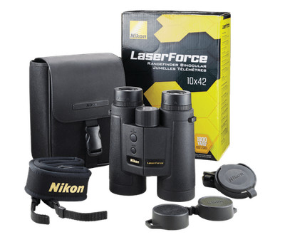 Nikon 16212 Laser force Rangefinding Binocular Scope - Black ...