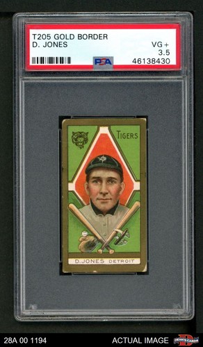1911 T205 Davy Jones Tigers PSA 3.5 - VG+ | eBay