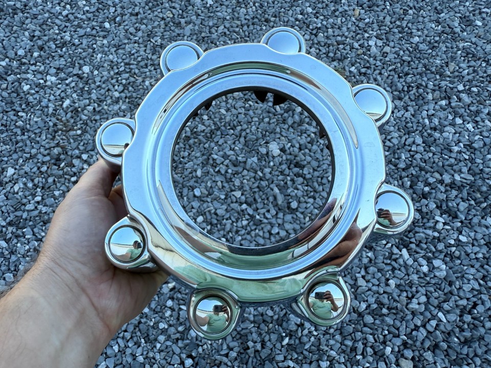 FORD F-250 F-350 OEM SRW FRONT WHEEL CENTER CAP CHROME 1999-2004 1C34 ...