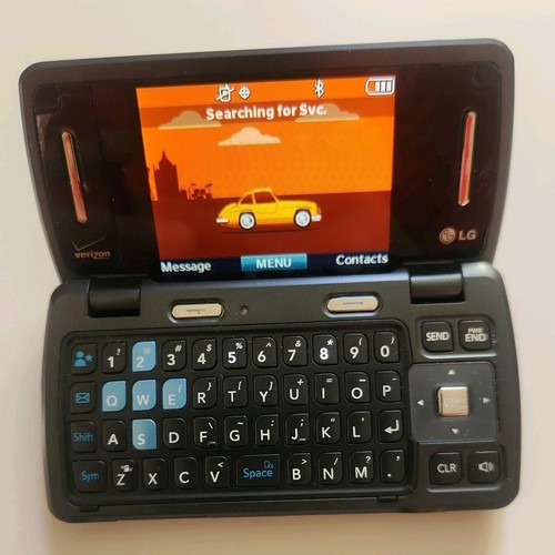 LG-VX9200 Blue Dual Display 3.0MP Qwerty Keyboard Cellular Cell Phone ...