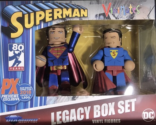 SUPERMAN LEGACY Box Set 2018 SDCC Exclusive Vinyl Figures Vinimates | eBay