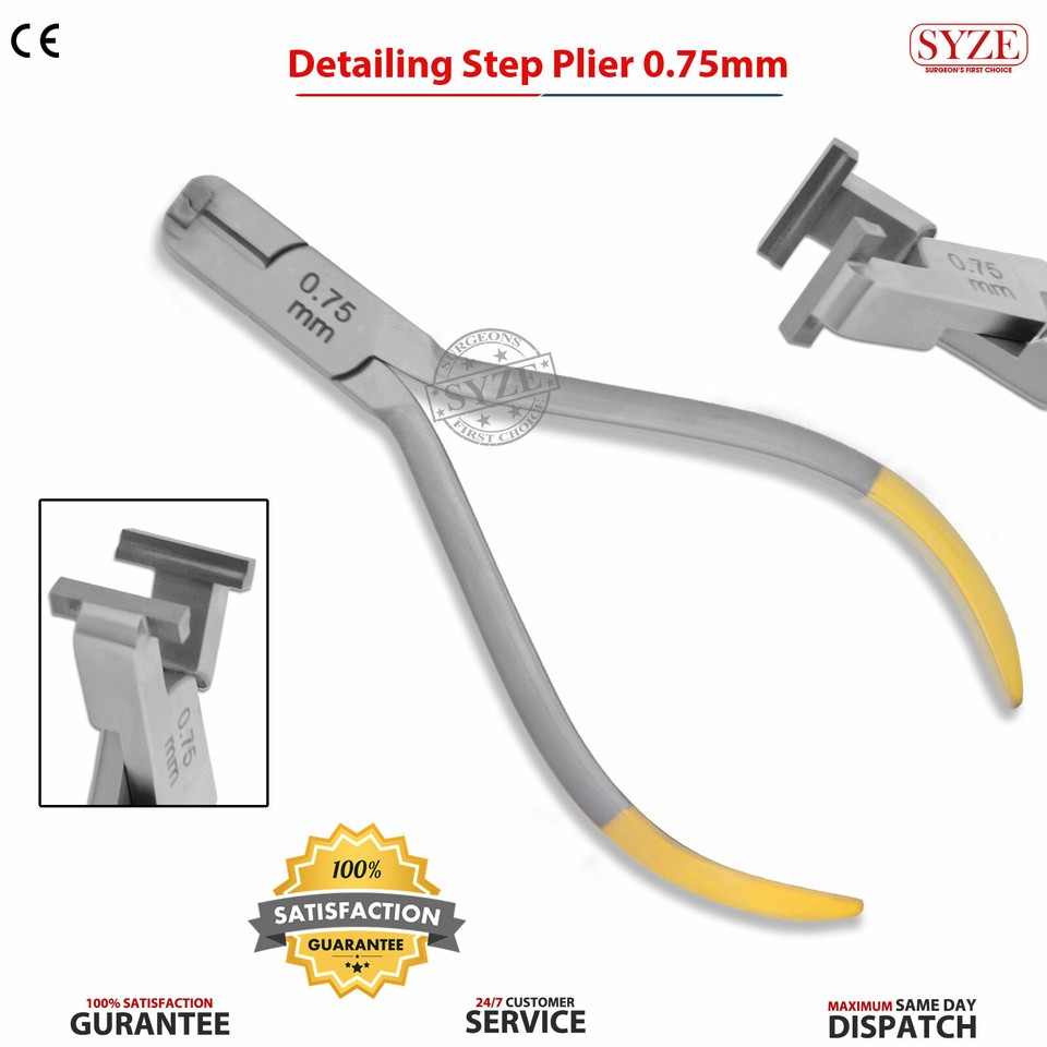 Orthodontics Detailing Step Plier 0.50,0.75.1.00mm Quality Surgical ...