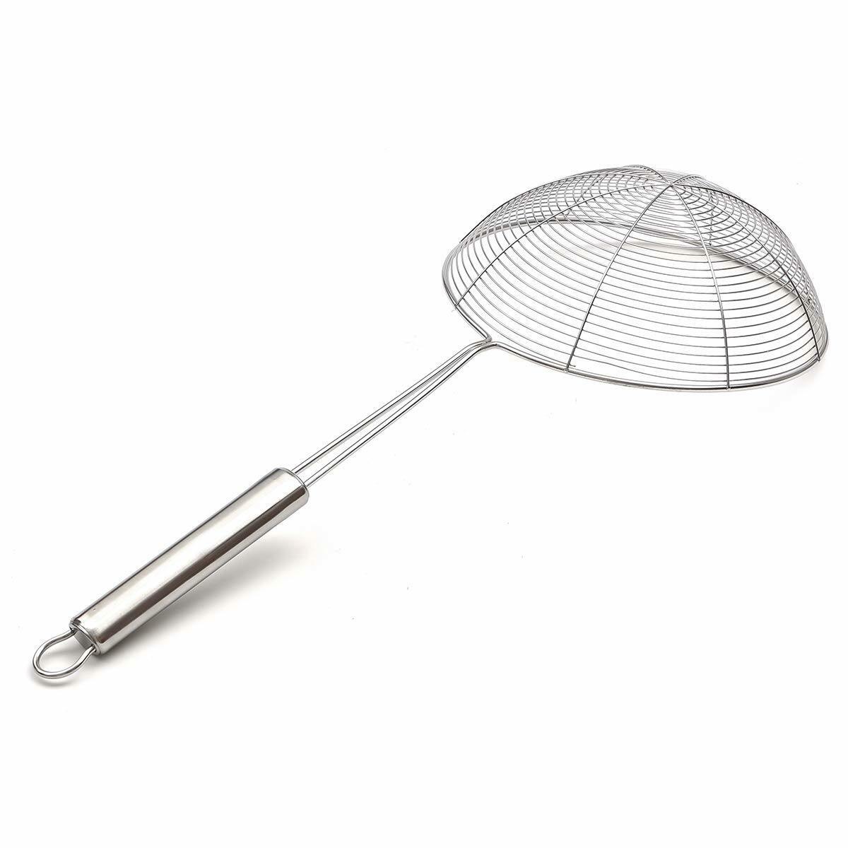 Skimmer Chinese/Indian Strainer Ladle in 3 sizes for Frying Pakora ...