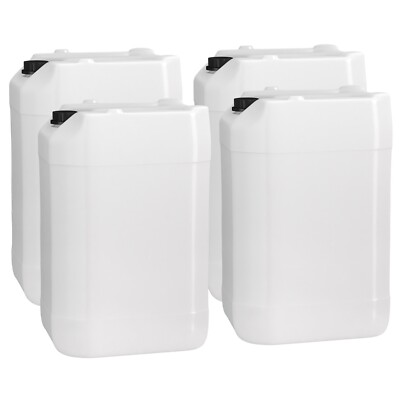 4X20L HDPE STACKABLE PLASTIC JERRY CANS- DURABLE AND RELIABLE | eBay UK