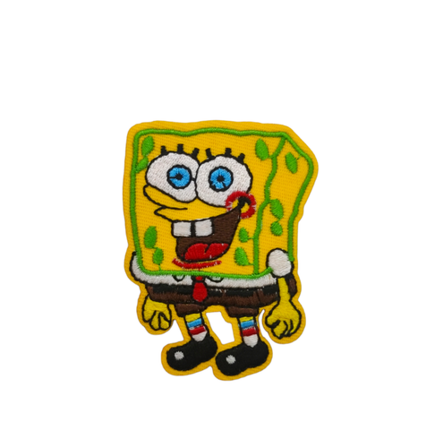 SpongeBob Patch Heat Adhesive Girl Boy Iron Heat Drawings | eBay Australia