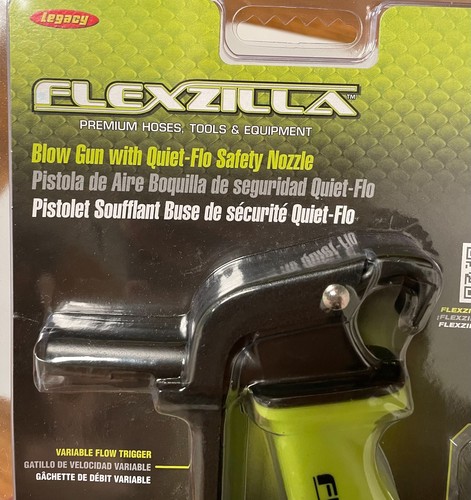Legacy AG1102FZ Flexzilla Blow Gun With Quiet-flo Safety Nozzle for ...
