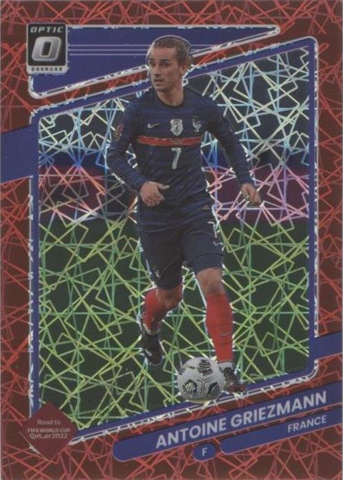 2021-22 Panini Donruss Road to Qatar - Antoine Griezmann #58 Optic Red ...
