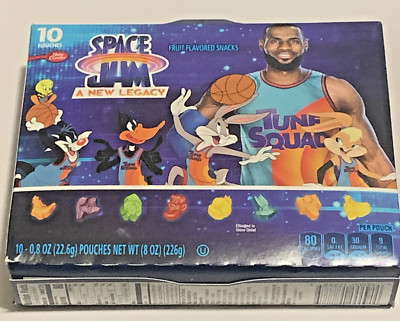 Space Jam A New Legacy Fruit Snacks Lebron James collectable not for ...