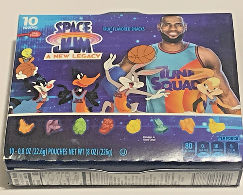 Space Jam A New Legacy Fruit Snacks Lebron James collectable not for ...