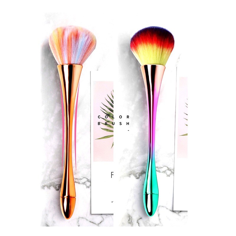 Large Beauty Face Powder Foundation Big Brush Blush Cosmetic Soft Make ...