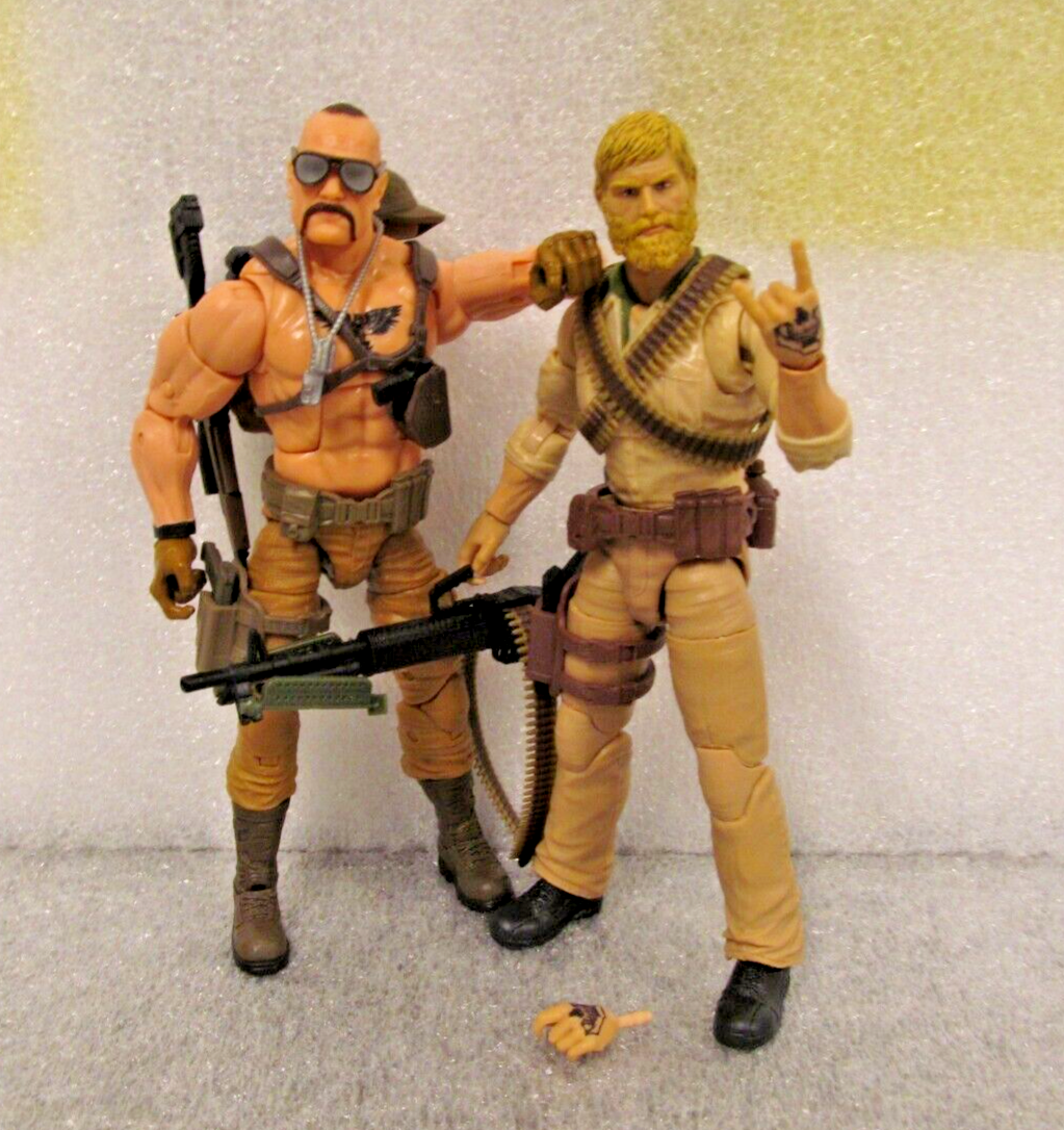 Hasbro GI Joe Classified Custom Desert Commando Gung-Ho and Rock & Roll ...