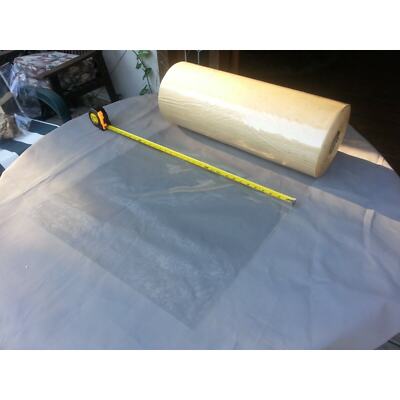 CLEAR VINYL Roll 24" Wide x 12 FT golf carts, tents, roll ups, curtains ...