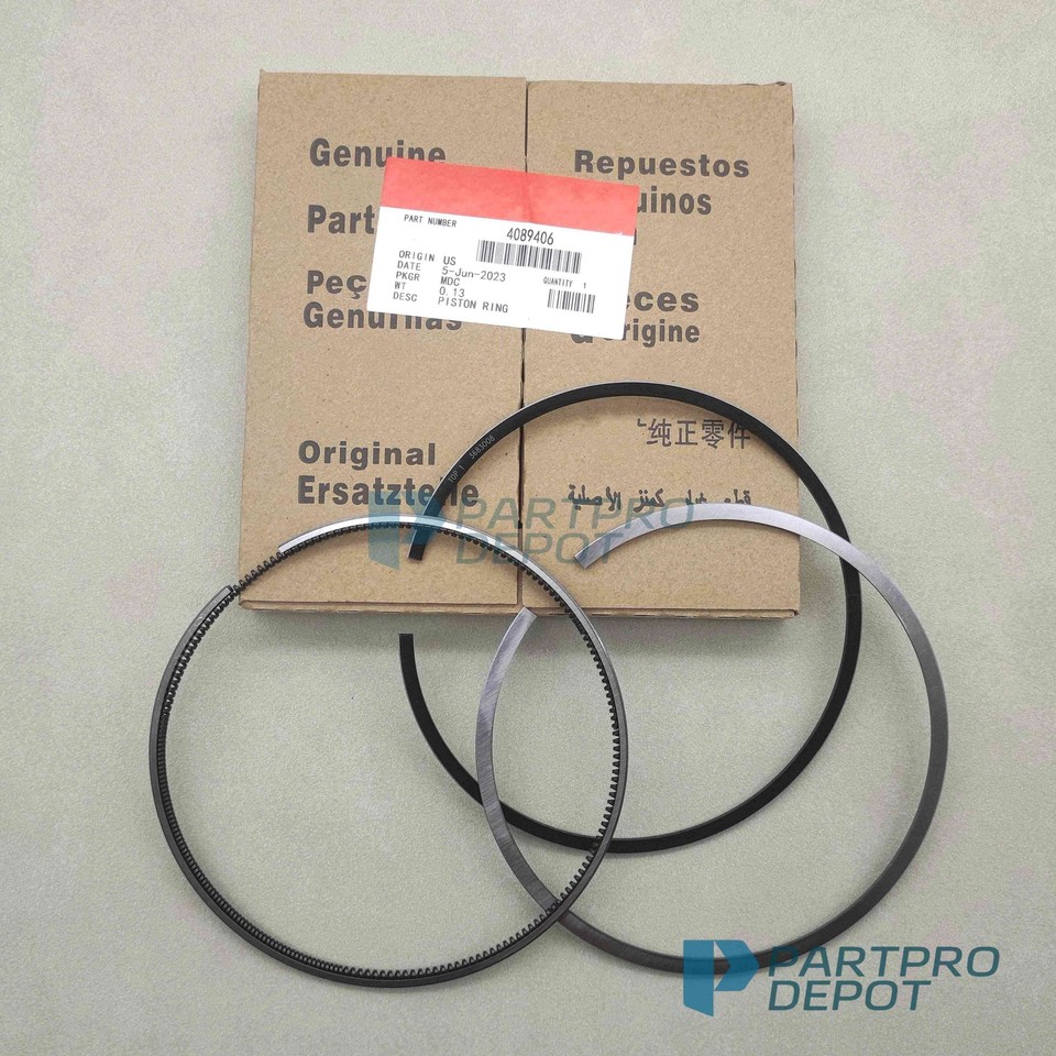 Piston Ring Set (Qty 6) For Cummins 4089406 ISX / QSK 15 Engines US | eBay