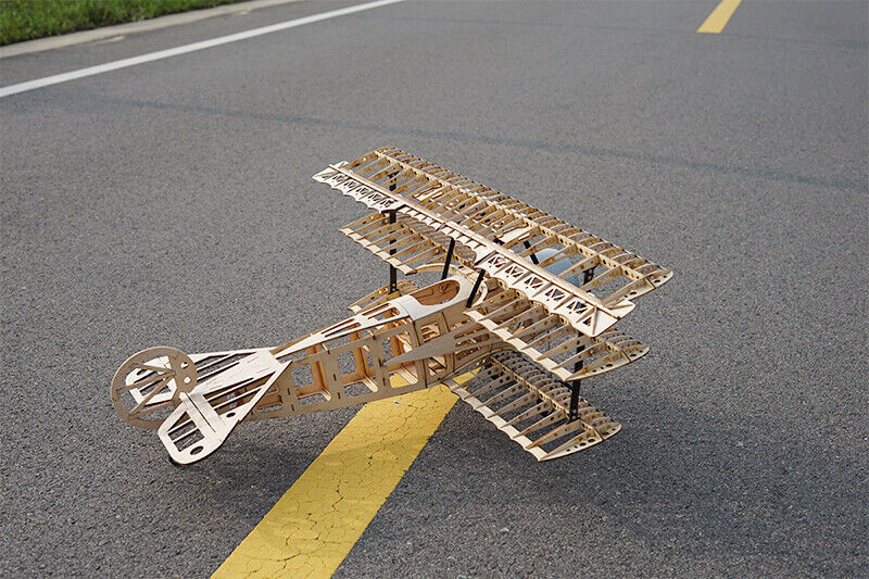DIY Fokker Dr.I Red Baron Wood Plane Airplane Kit Model Toy Kits ...