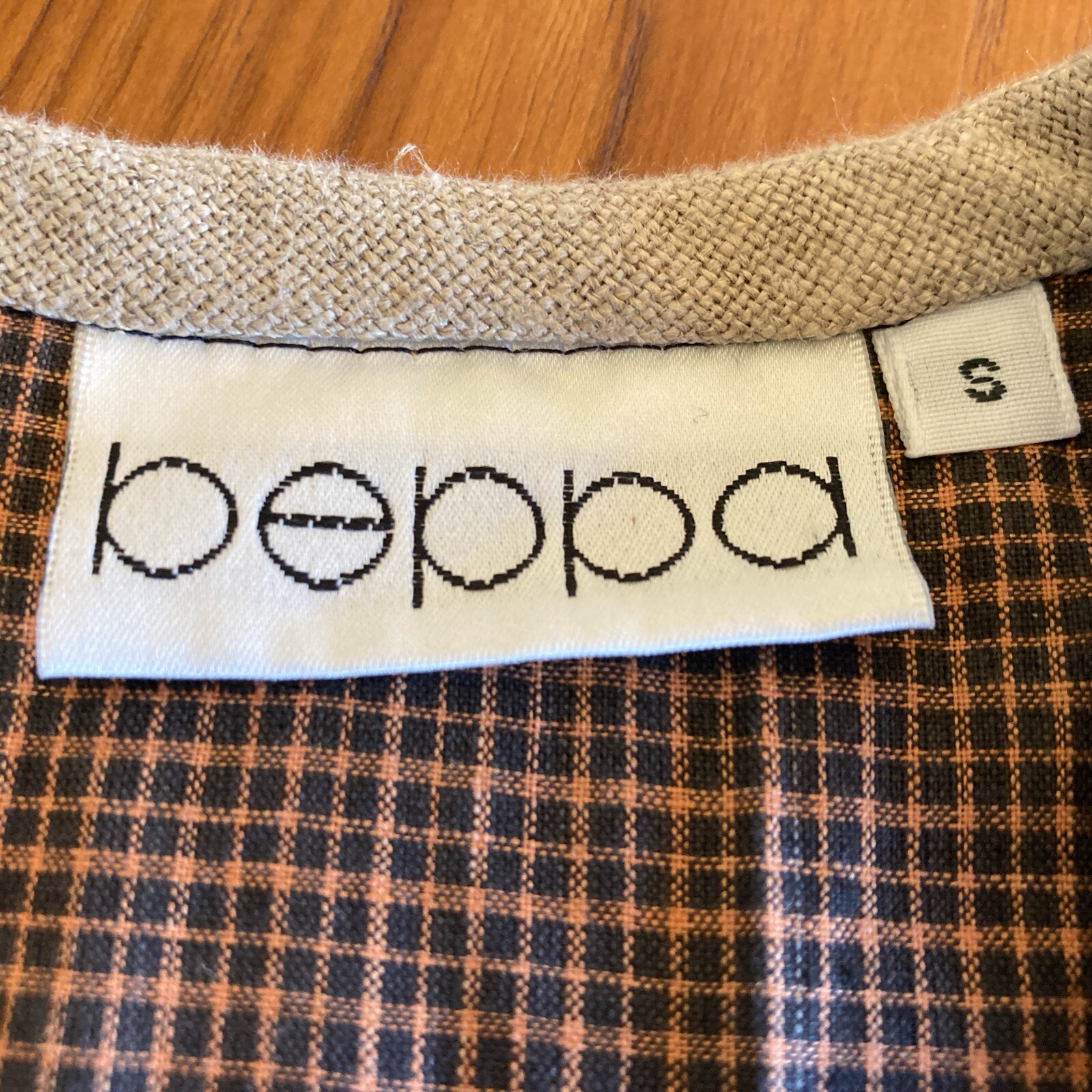 womens vintage 80s Beppa vest , fiber art ,size S - Gem