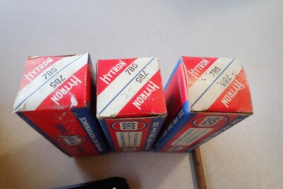 Lot of 3 CBS Hytron 7B5 Vacuum Tubes NOS Tested In Boxes | eBay