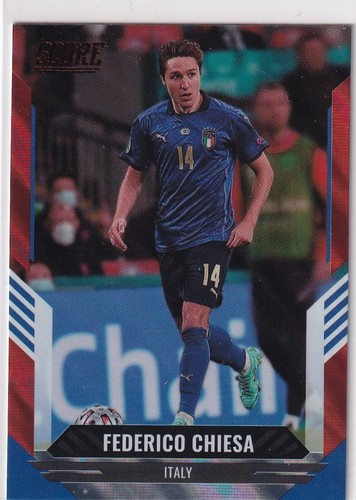 Panini FIFA Score 2021-22 Soccer Cards Red Lava No. 84 Federico Chiesa ...