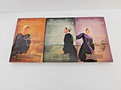 Wanda E Brunstetter book lot of 3 Sisters of Holmes County Complete ...