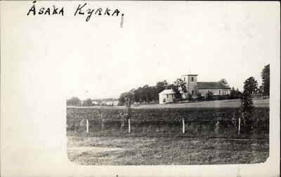 Asaka Sweden Kyrka Church c1920s Real Photo Postcard | eBay