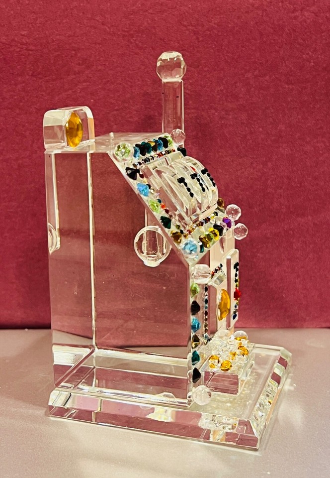 CRYSTAL SLOT MACHINE / ONE ARM BANDIT CUSTOMIZED with SWAROVSKI ...